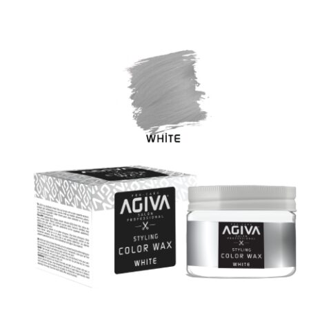 Agiva Styling Hair Color Wax White 120G | Agiva